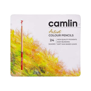 Camlin Artist Colour Pencils - 24 & 72 Shades - Wax-Based Sets