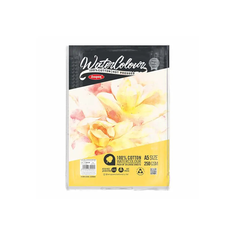Hot Pressed Paper for Watercolouring - Canvazo